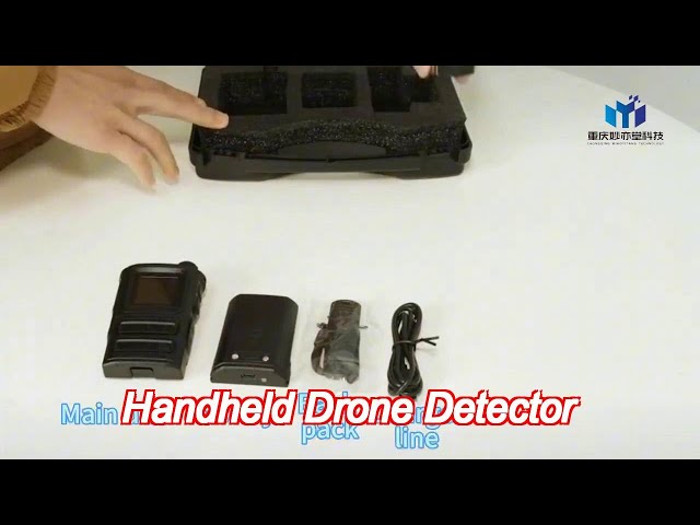 handheld drone detector man portable handy drone detection equipment 300mhz to 6ghz