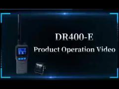 Advanced Portable Drone Detection and Wristband Information Receiving Terminal with Spectrum Sensing Technology
