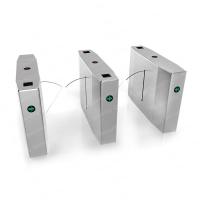 China RFID Access Control Turnstile Security Gate Flap Barrier Gate for sale