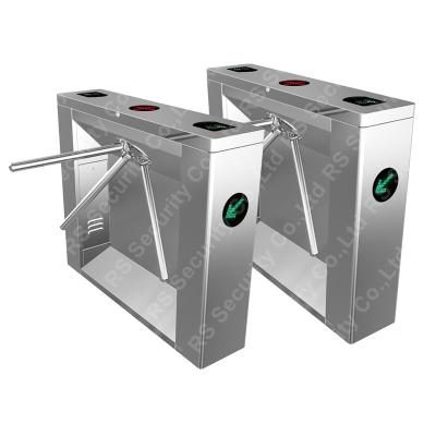 China Park Tripod Turnstile Gate Semi auto Anti clamping Three Rollers Barrier for sale