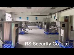 Rfid Barcode Tripod Turnstile Gate With 304 Stainless Steel Material