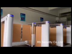 Pedestrian DC Motor Swing Barriers Turnstiles Anti-explosion Card Swiping Wing Gates Free Software