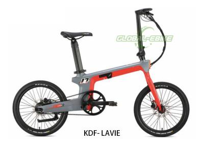 China Rode kleine opvouwbare elektrische fiets 20 inch met Shimano 7 Speed Derailleur Te koop