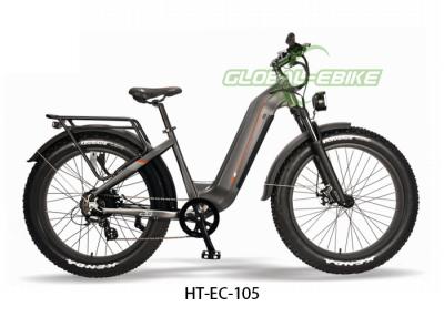 China Dark Sliver Grey Kenda 26"×4.0" Tire 48v 15ah Lithium Battery 500w Rear Hub Motor E-Bike for sale