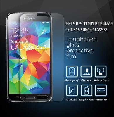 Cina Mini anti film di vetro temperato di protezione del protettore dello schermo di esplosione di Samsung S5 in vendita