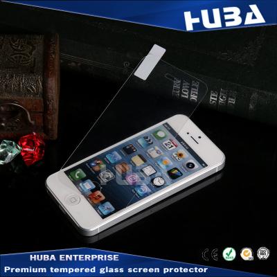 Cina Il iPhone impermeabile 5 di colore 9H ha temperato la guardia infrangibile dello schermo del protettore di vetro in vendita