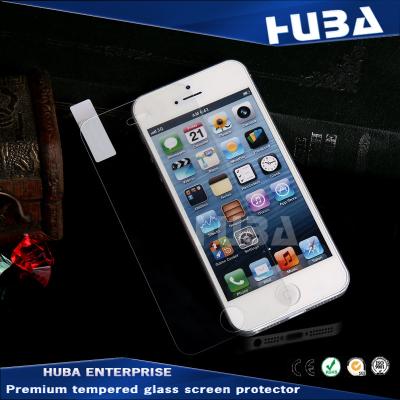 Cina film di vetro temperato reale degli occhiali di protezione dei protettori dello schermo 8-9H per il iphone 5 5s 5c in vendita