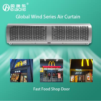 China Custom Indoor Automatic Industrial Cross Flow Air Curtain 220V 185W For Factory for sale