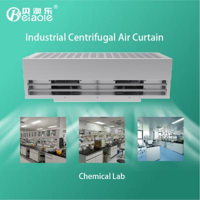 China High Velocity Industrial Air Curtain Heater Ceiling Mounted 220V 80W With Thermostat for sale