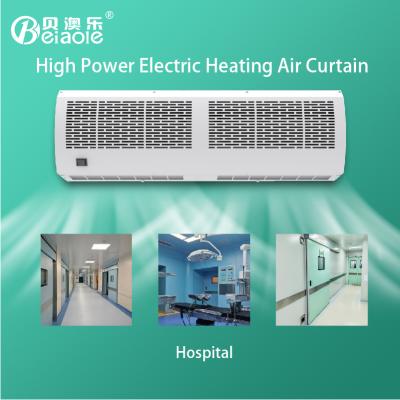 China Industrial Electric Heated Air Curtain 380V 110W Remote Control Commercial for sale