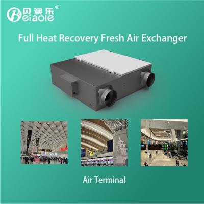 China Smart Controller Heat Recovery Air Exchanger Unit 220V 177W 230W For Commercial for sale