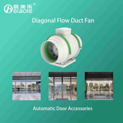 China 12 Inch Industrial Duct Fan Silent Operation Axial Inline Fan 150mm for sale