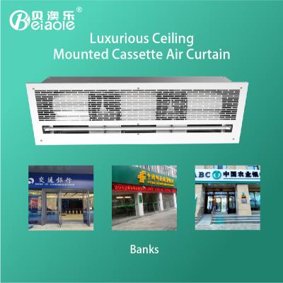 China High Fire Resistance Remote Ceiling Air Curtain 220V 290W 1500m3/h For Indoors for sale