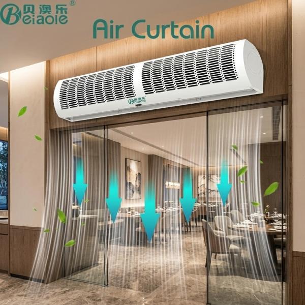 Quality Ceiling Mounted Hot Air Door Curtain 220V 50HZ 9-11m/s for Kitchen for sale
