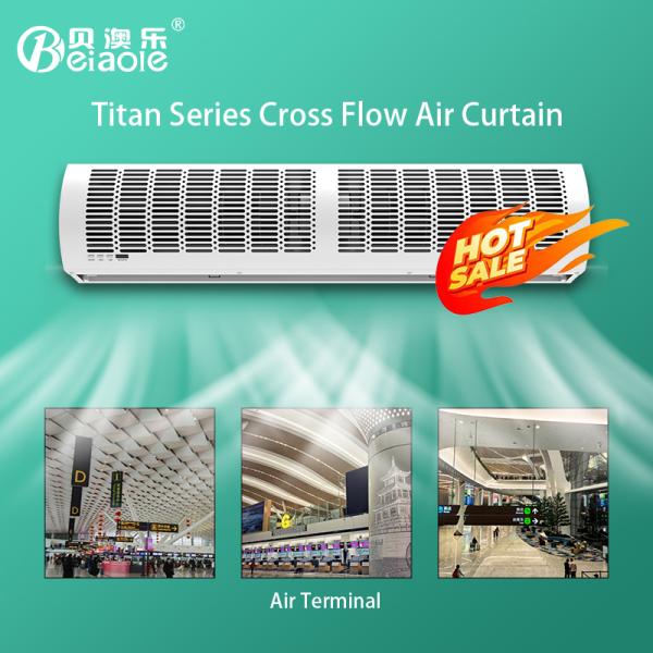 Quality Wall Mounted 220V 50HZ AC Curtain Door 11 m/s Airflow System for sale