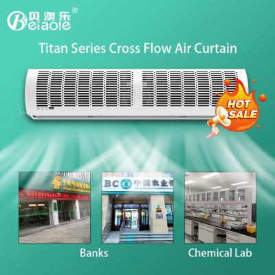 China Doorway Low Profile Air Curtain Ceiling Mounted 220V 50HZ 9-11m/s for sale