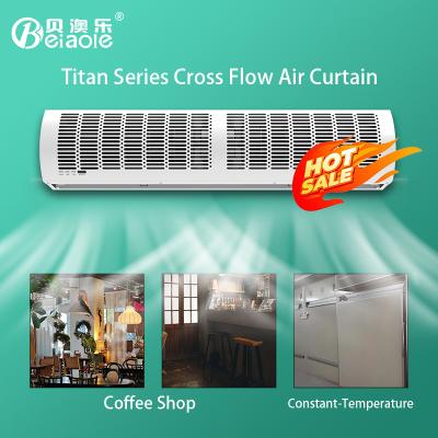 China Ceiling Mounted Garage Door Air Curtain Remote Control 220V 50HZ For Commercial Sliding Door for sale
