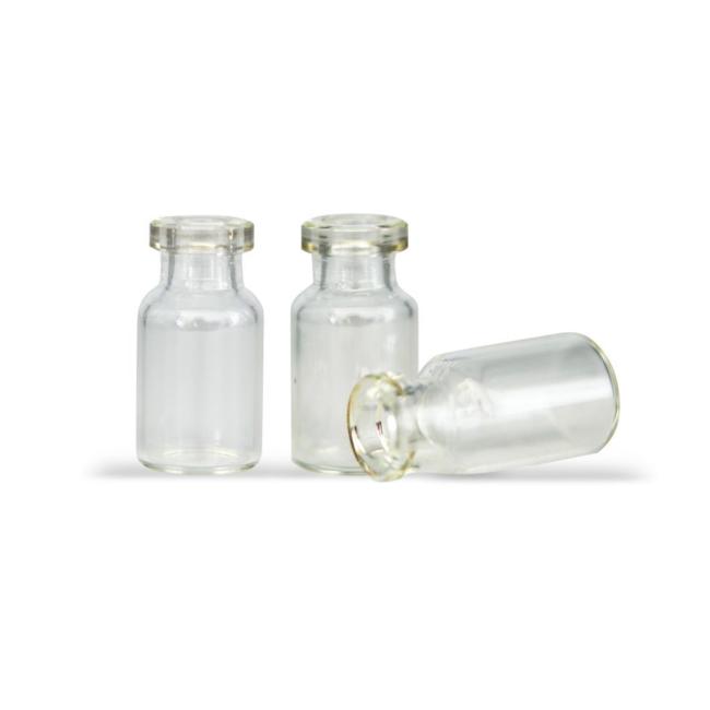 Pharmaceutical Clear Amber Glass Tubular Vials Injection Sterile Test Tube Vial Borosilicate Glass Tubing Ring Finish