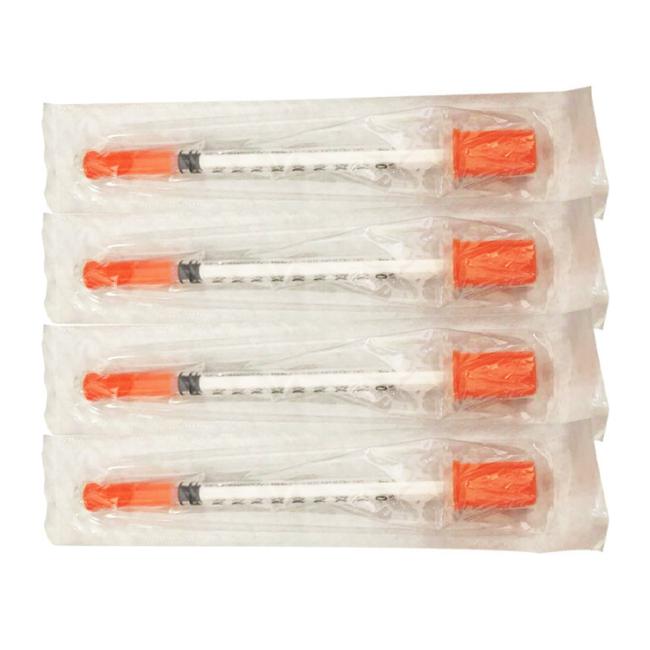 Disposable Insulin Vaccine Safety Syringe 3 Part with Fixed Needle