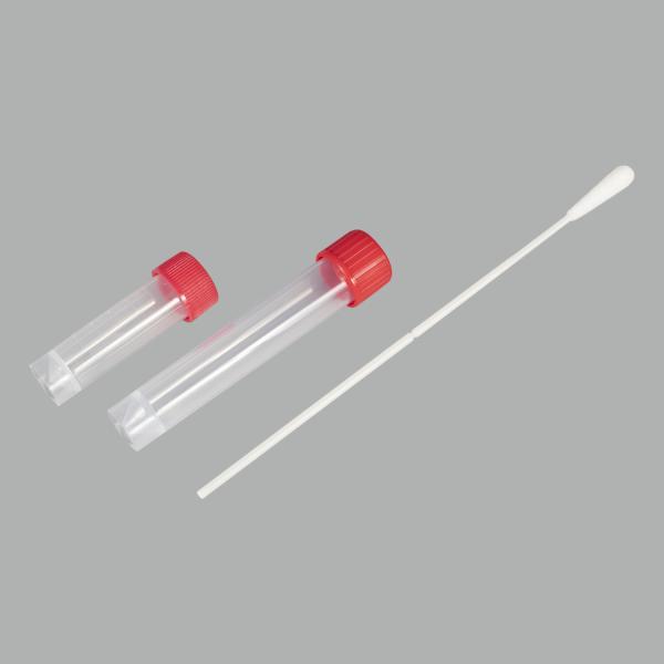 Ατομική συσκευασία 1 ml Νάιλον Flocked Nasopharyngeal Swab για ακριβή και άνετη