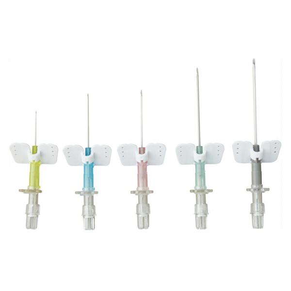 Ethylene Oxide Sterilization Medical IV Cannula With Wing Injection Port And Logo Printing