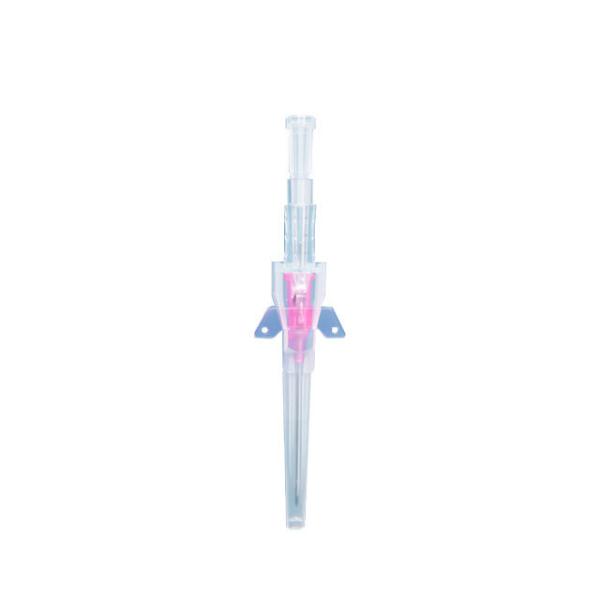 Ethylene Oxide Sterilization Medical IV Cannula With Wing Injection Port And Logo Printing