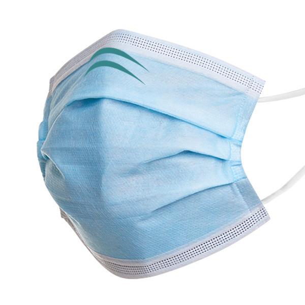 White Protective 3 Ply Disposable Ear Loop Tie On Facial Mask With Customization