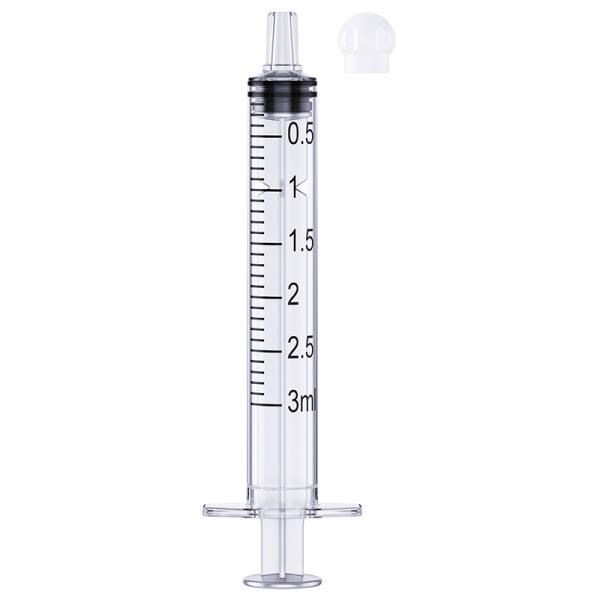 Quality 3ml Plastic Disposable Syringes Without Needles With Needle for sale