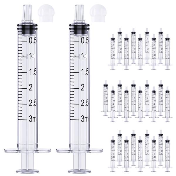 Quality 3ml Plastic Disposable Syringes Without Needles With Needle for sale