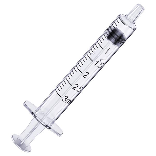 Quality 3ml Plastic Disposable Syringes Without Needles With Needle for sale