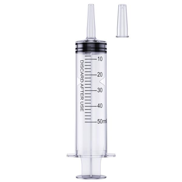 Quality 50ml Syringe for Liquid Liquid syringe ,Plastic Syring for Pet, Measuring for sale