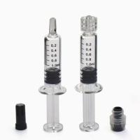 China 2.25ml Borosilicate Glass Saline Flush Syringe with Luer Lock - 0.9% Normal Saline, 3-Year Shelf Life for sale