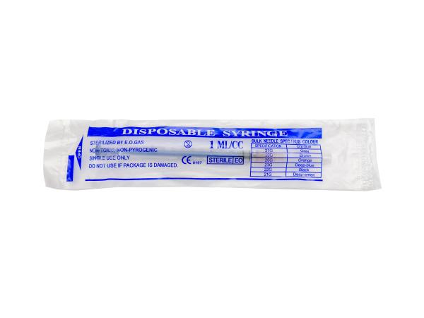 Quality 1ml Disposable Plastic Syringe Free Sample Tool For Feeding Animals for sale