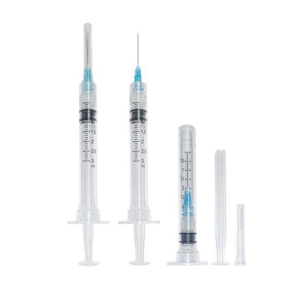 Quality 2.5ml Auto Disable Ad Syringe Hospital Use Medical Disposable Pe Bag Plastic Safety for sale