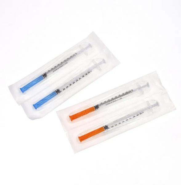 Disposable Low Dead Space Syringe 1ml Medical Full Use Safety Injector With Needle