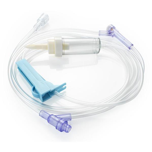 150cm Y Shaped Tube Disposable Sterile IV / Infusion Set In Plastic Material