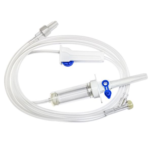 150cm Y Shaped Tube Disposable Sterile IV / Infusion Set In Plastic Material