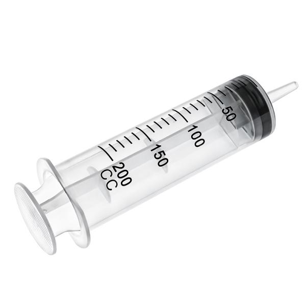 Quality 200ml Food Grade Plastic Disposable Syringe With Precise Scale Perfect For for sale