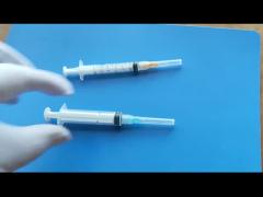 2.5ml Disattivazione automatica della siringa per la pubblicità Ospedale Uso medico Sacchetto di plastica usa e getta di sicurezza