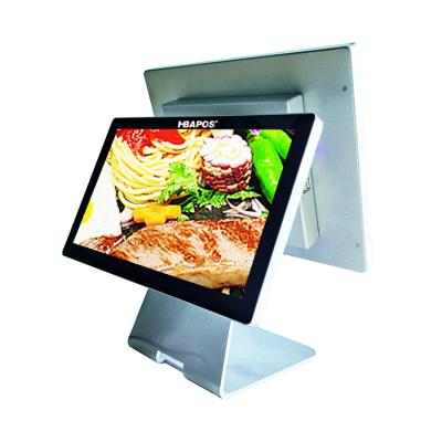 China Hot Sale All in one pos system dual capacitive touch screen cash register for retail sale for sale