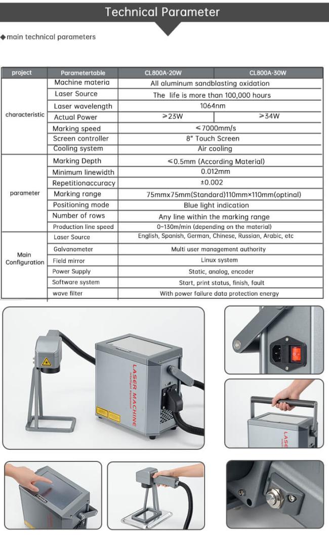 Close-up of laser marking operation on metal surface