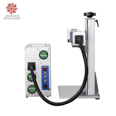 Cina macchina da tavolino 7000mm/S, bevanda Mini Fiber Laser Marker della marcatura del laser 30W in vendita