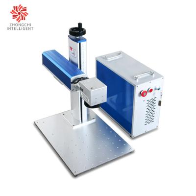 China Gepulseerde Draagbare Mini Fiber Desktop Laser Marking-Machine 0.1mm Mark Line Width Te koop
