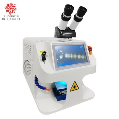 Cina saldatrice dei gioielli della fibra 50Hz 40J con il microscopio 10X in vendita