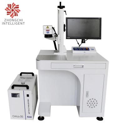 Cina desktop UV della macchina del laser della fibra 5W dell'attrezzatura di stampa laser 3W 200*200mm per la penna di Sunglass in vendita