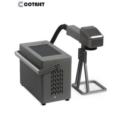China Handheld Fiber Laser Marking Machine 20W 30W 50W 100W Portable Laser Marker For Metal for sale