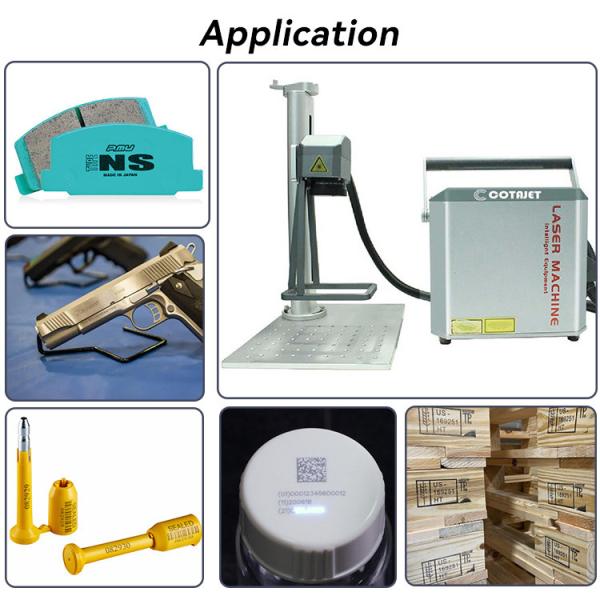 Quality Portable Handheld Laser Marking Machine 20W 30W 50W 100W Desktop Laser Marking for sale