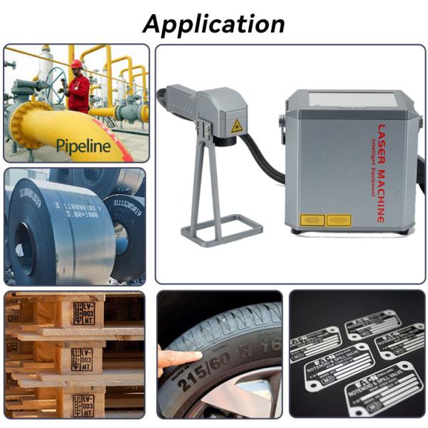 Quality Portable Handheld Laser Marking Machine 20W 30W 50W 100W Desktop Laser Marking for sale