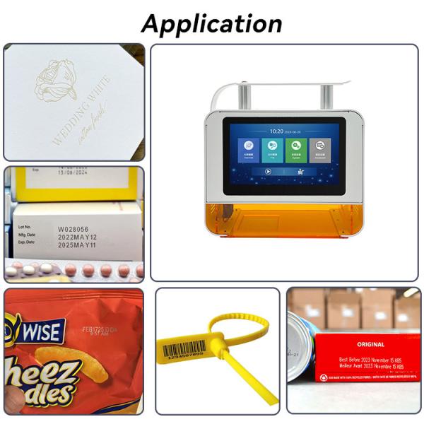 Quality Small Portable Fiber Laser Marker Machine Handheld Laser Engraving Machine 90V - for sale