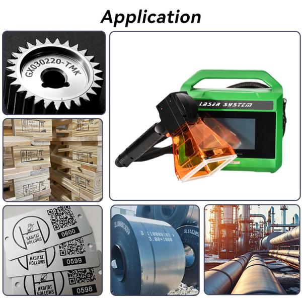 Quality Industrial Portable Laser Engraving Machine For Metal Handheld Laser Coder for sale